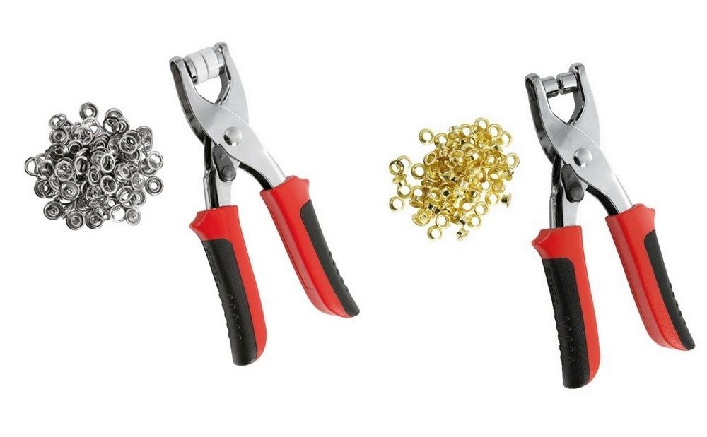 CLESTI gaurit si APLICAT CAPSE, cleste perforat curea, preducea - NOU ...