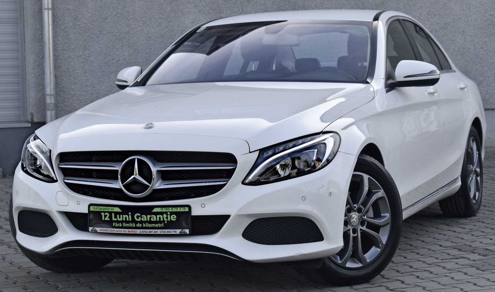 Mercedes C180~LED~2016~Faruri inteligente~Navigatie~Padele~GARANTIE ...