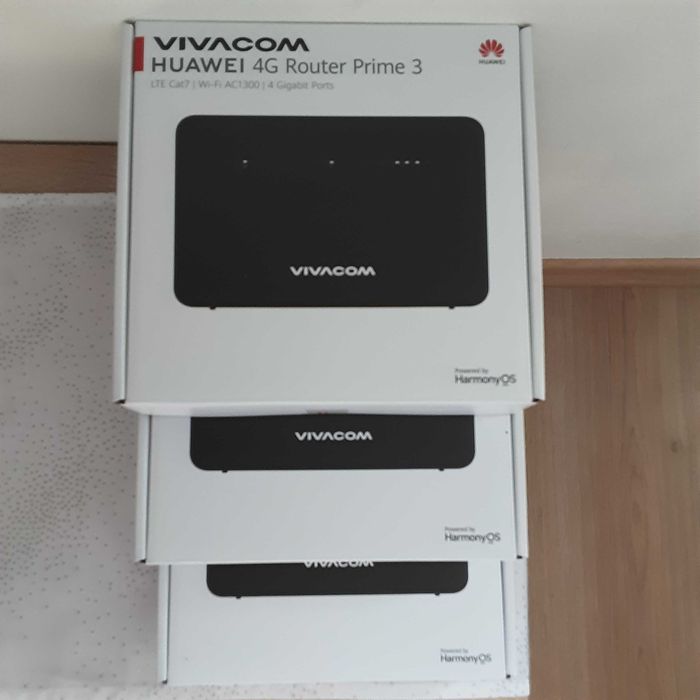 Нов рутер Huawei за SIM карти на Vivacom 4G+ LTE cat.7 300/100mbs гр. Видин Център • OLX.bg
