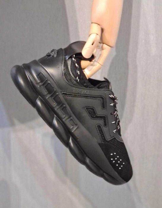 Adidasi Versace Chain Reaction Premium Black (Dama si Barbati) Suceava ...