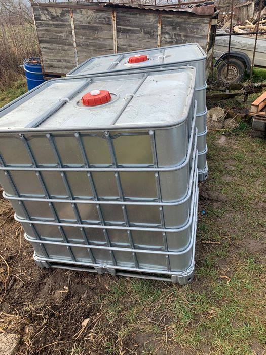 Bazine ibc plastic cu protecție metalică Targu-Mures • OLX.ro