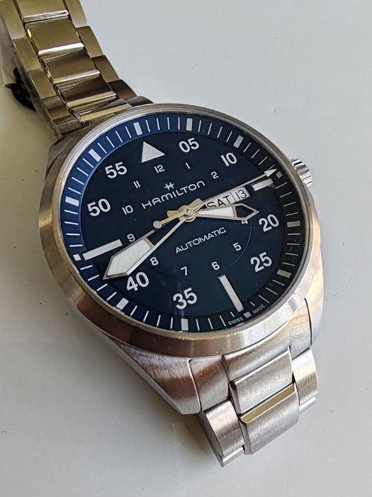 Ceas Hamilton Khaki Field Aviation Pilot Automatic Nou-Nepurtat! Bacau ...