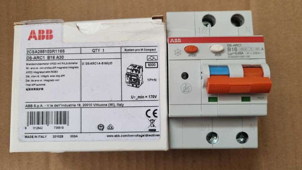 AFDD, protectie incendiu ABB, Eaton Hager 10ka si 6ka, noi Sinaia • OLX.ro