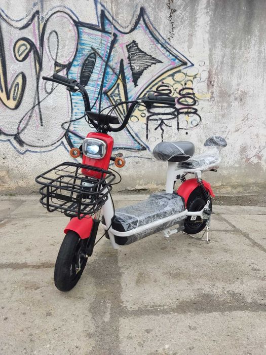 Scuter electric Stil Chopper NOU Motor 250w lithium amortizoare ...
