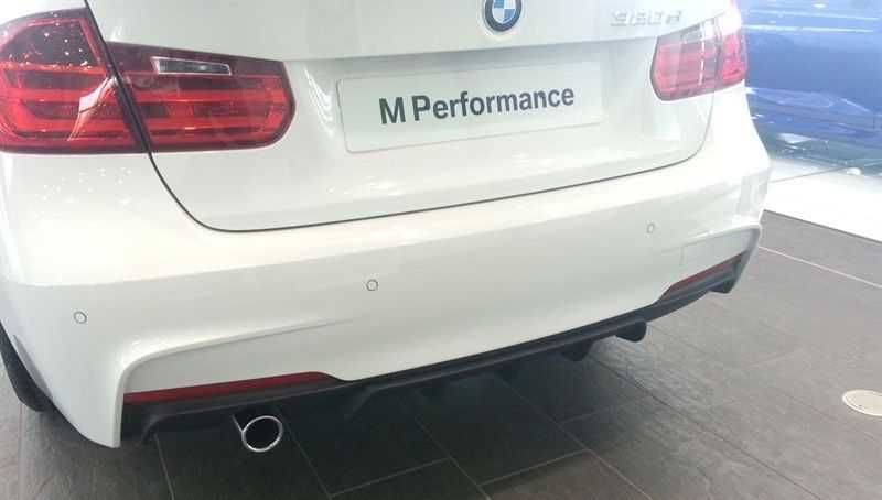 BMW M Performance заден дифузьор F30 F31 БМВ Дифузцор Ф30 Ф31 гр. Горна ...