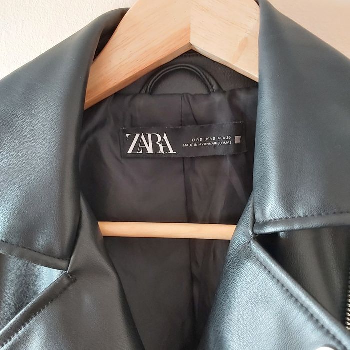 Geaca dama din piele, ZARA, marimea S Bucuresti Sectorul 6 • OLX.ro
