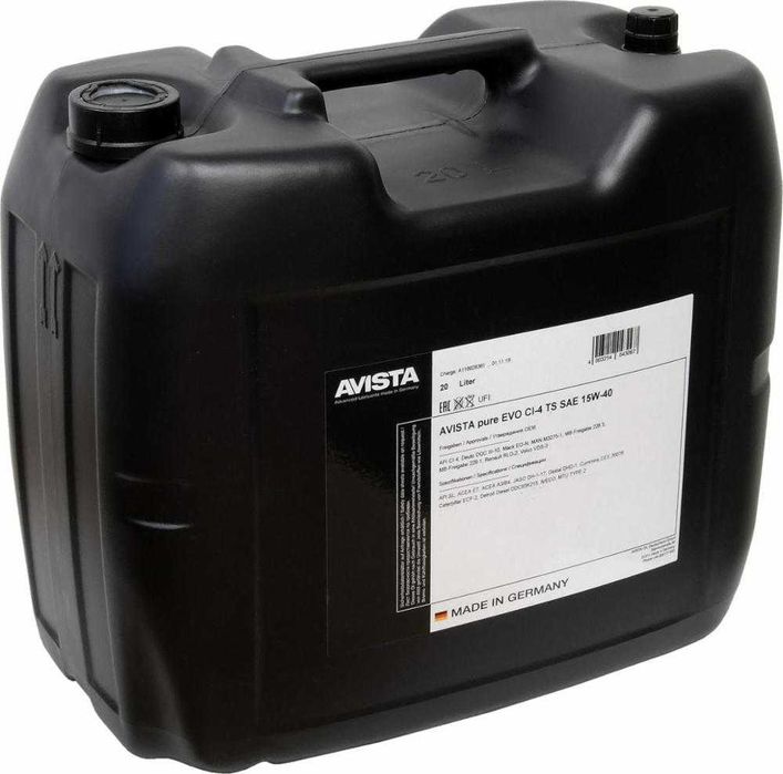 Ulei motor Avista (Pennasol) pure EVO CI-4 TS SAE 15W-40 20 Litri ...