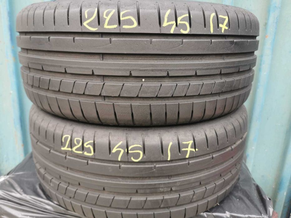 Dunlop 225/45/17, 2 bucati- anvelope SH, de vara, import Germania Bucuresti Sectorul 1 • OLX.ro