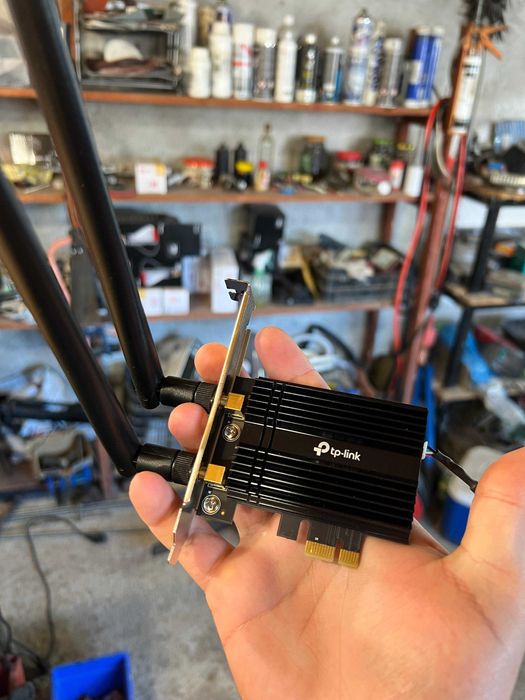 Placa de retea TP-Link Archer TX50E, Wi-Fi 6, Bluetooth 5.0 PCle ...