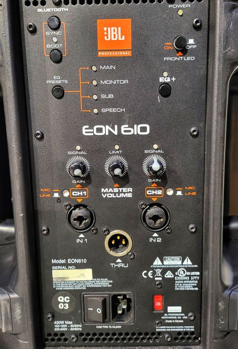 Boxe active JBL EON 610 Brasov • OLX.ro