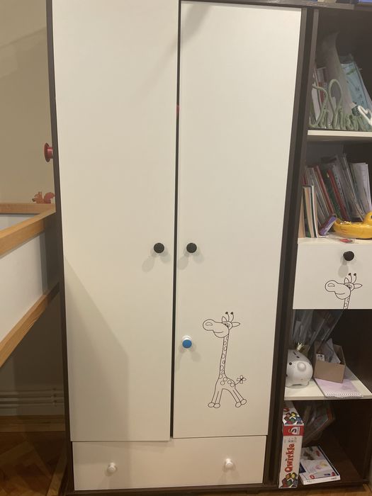 Klups mobila camera copii-dulap si raft cu sertar Baia Mare • OLX.ro