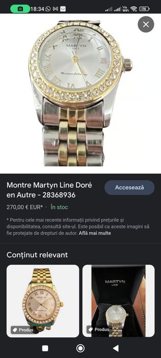 Ceas de dama Martin line Calnic • OLX.ro