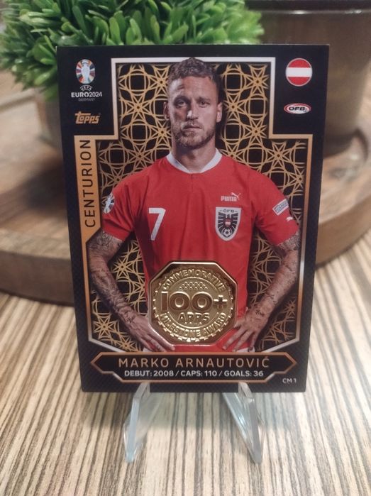 Centurion Relic Marko Arnautovic - Match ATTAX Euro 2024 гр. София ...