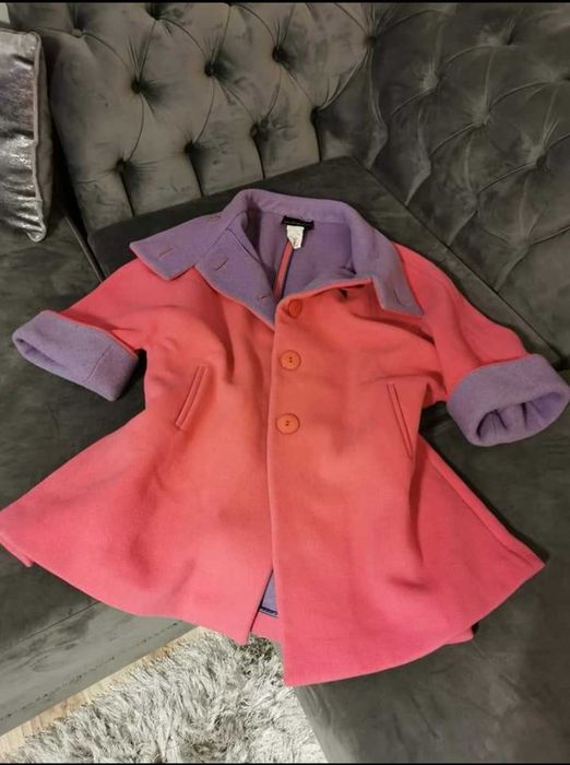 Palton oversized lana si casmir Armani S roz fucsia Bucuresti Sectorul ...