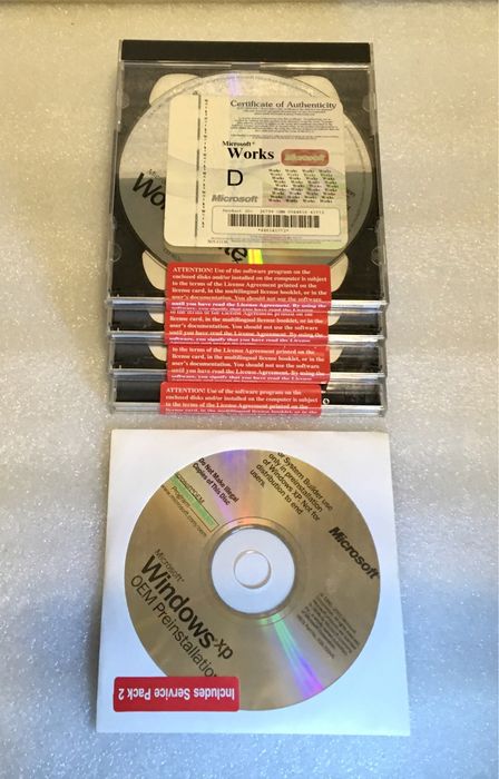 Pachet Microsoft Works Suite 99 + Windows XP - vintage Bucuresti ...