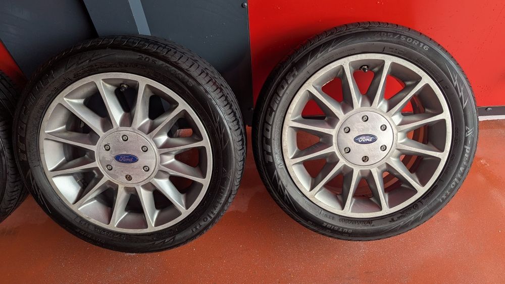 Jante Aliaj Ford R16 4x108 + anvelope vara Brasov • OLX.ro