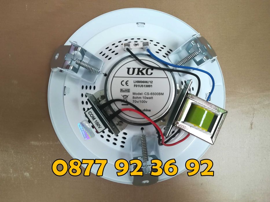 10W КОЛОНИ ЗА ВГРАЖДАНЕ, тонколони за таван, стени. модел: CS-6500BM гр. Димитровград • OLX.bg