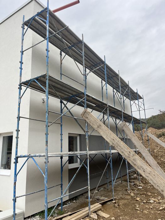 Schela 6m din aluminiu pe roti, schela metalica, popici, panouri doka ...