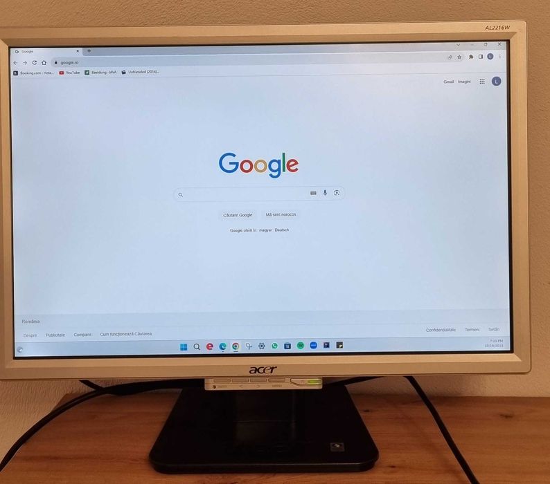 Monitor PC LCD Acer 22 inch (56 cm) Selimbar • OLX.ro