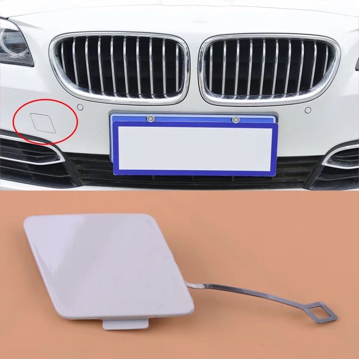 682 Капачка BMW F10 F11 теглич кука Бмв ф10 Предна броня сериа 5 гр ...