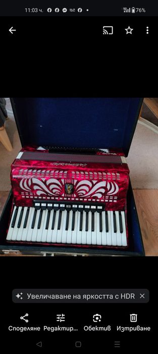 Акордеон 120 баса гр. Кюстендил Герена • OLX.bg