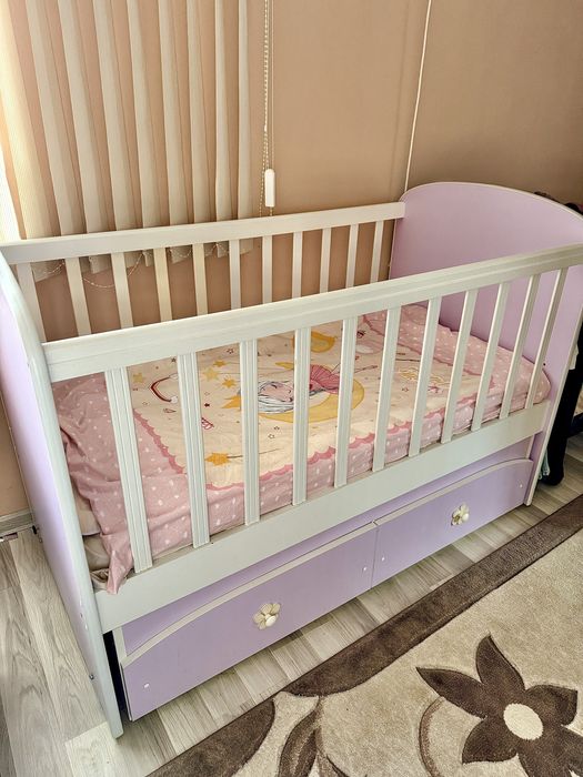 Детска кошара за сън с матрак 70/140 // детско легло + бюро гр. Кърджали Възрожденци • OLX.bg