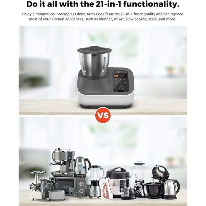 Кухненски робот Lifeite от TOKIT Auto Cook All-in-1 гр. Велико Търново ...