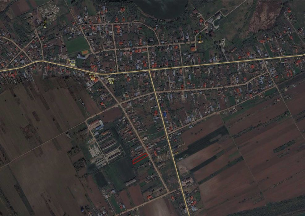 Teren pentru constructie casa 1200 mp cu salcami - 15 min pana la A3 ...