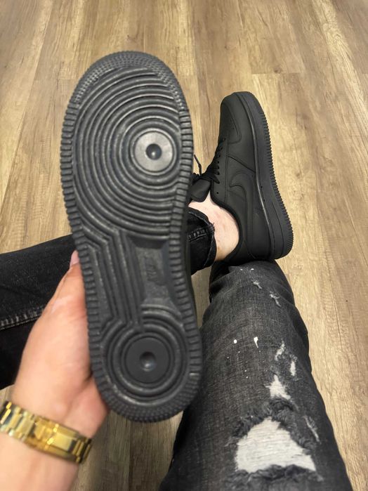 Adidasi Barbati Nike Air Force 1 AF1 Full Negru! Iasi • OLX.ro