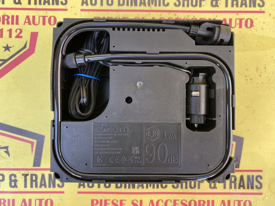 Compresor auto umflat roti cu solutie kit pana original Mercedes 180w ...