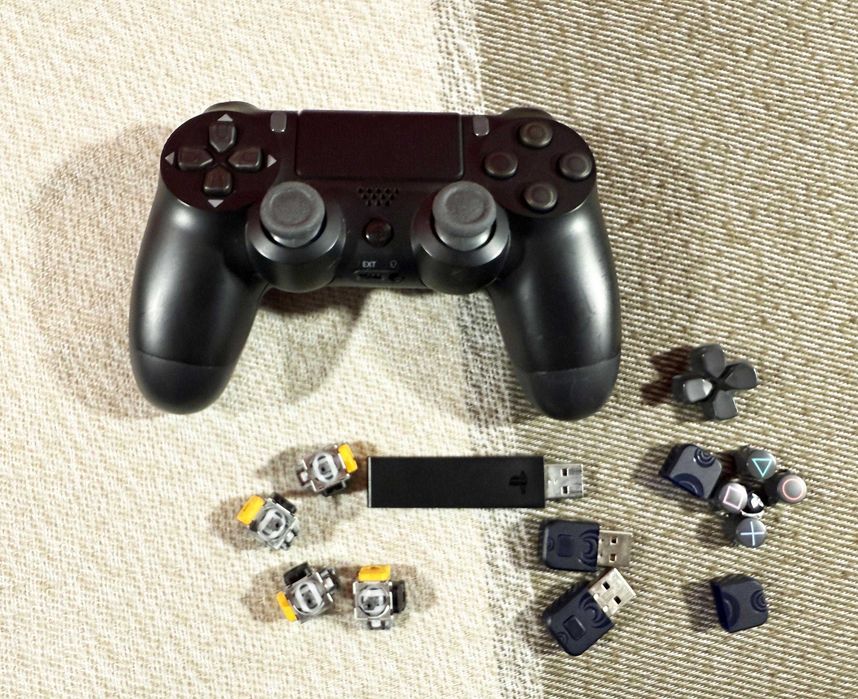 Sony Dualshock 4 v2 PS4 PS5 Gamepad (USB-C, Hall Effect, Adaptor USB ...