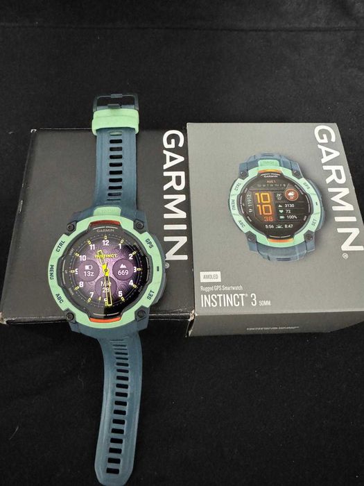 Ceas Garmin Instinct 3 Amoled Neotropic Twilight 50mm Brasov • OLX.ro
