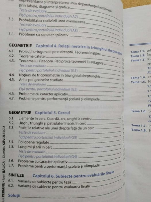 Matematica. Semestrul al II-lea. Clasa a VII-a Craiova • OLX.ro