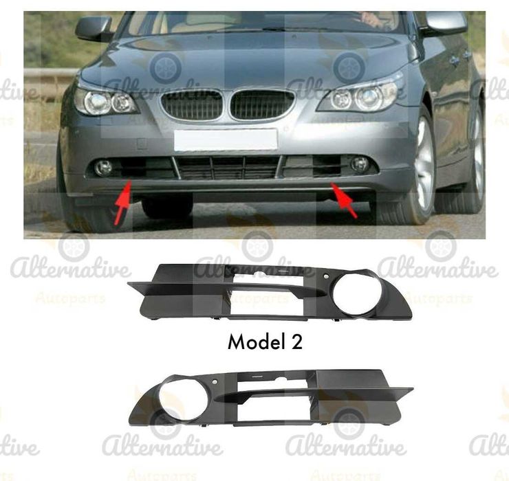 Решетки в броня комплект за BMW 5 E39/E60/E61/F10/F11/G30/G31-БМВ 5 M ...