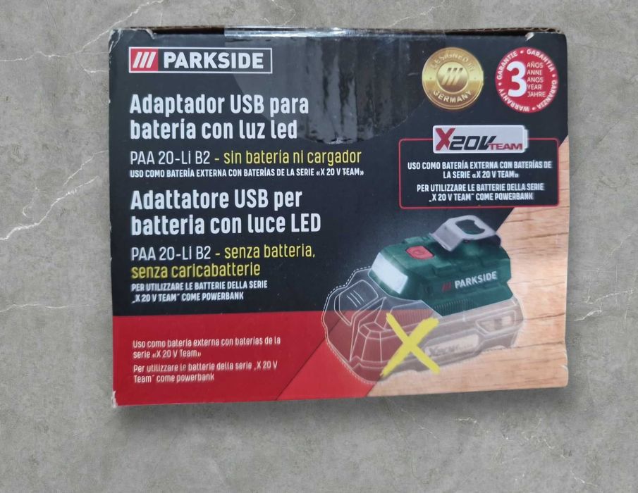 Adaptor USB / incarcator PARKSIDE cu lanterna Bucuresti Sectorul 6 • OLX.ro