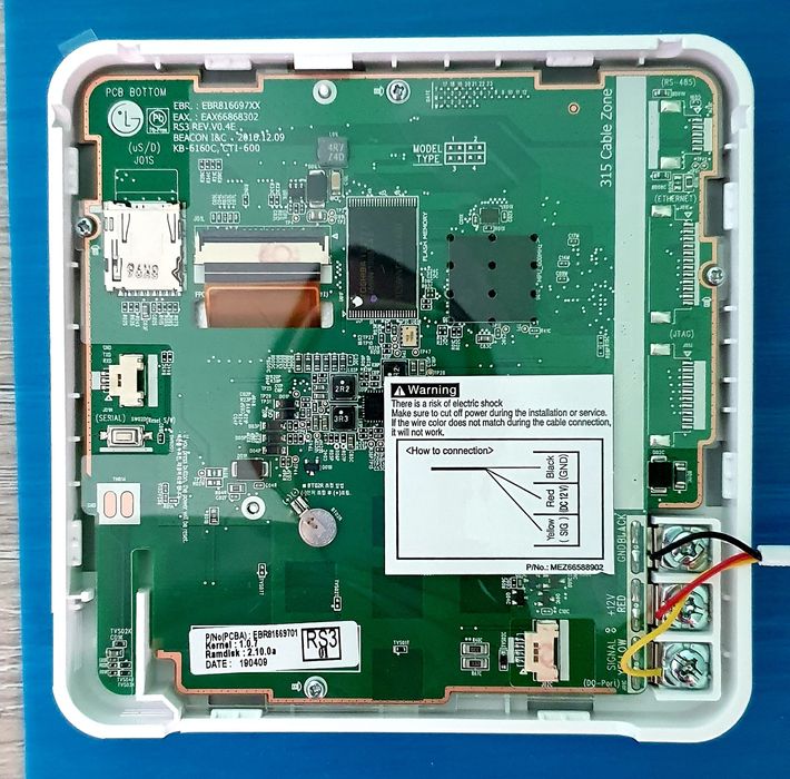 LG Air Conditioning PREMTB100 Standard III Hard Wired Remote Controlle ...