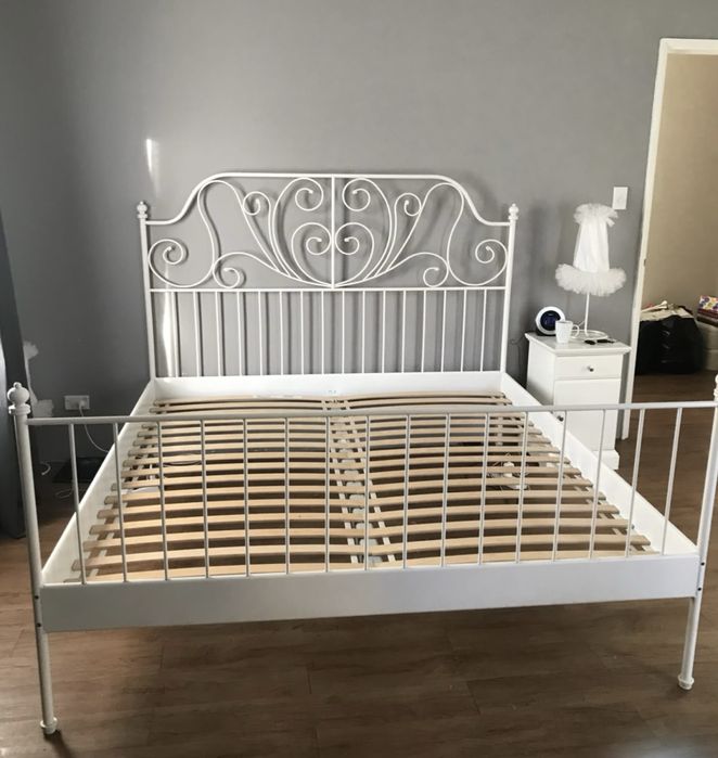 Ikea метално бяло легло гр. София Младост 2 • OLX.bg