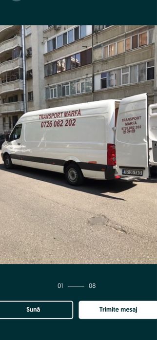 Transport Marfa / Mutari/ Mobila/Oriunde in Tara Bucuresti Sectorul 3 ...
