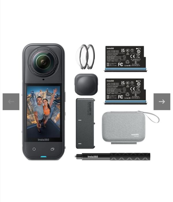 INSTA360 X5 Essentials Bundle, 8K, pachet EXTRA FULL, sigilat Constanta ...
