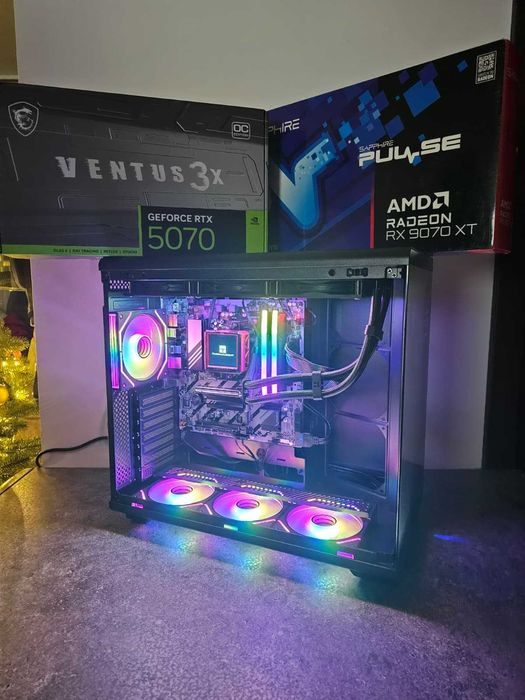 Calculator PC GAMING, RYZEN 7 9800X3D, 32GB DDR5, RTX 5070/RX 9070XT ...