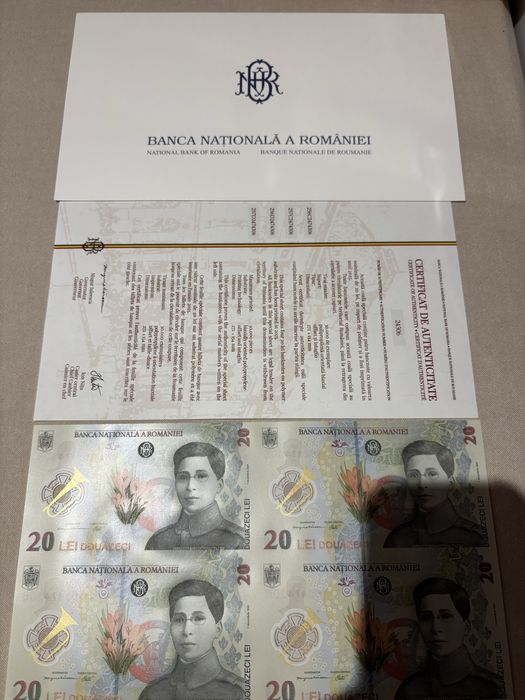 Coala 4 bancnote 20 lei BNR Iasi • OLX.ro
