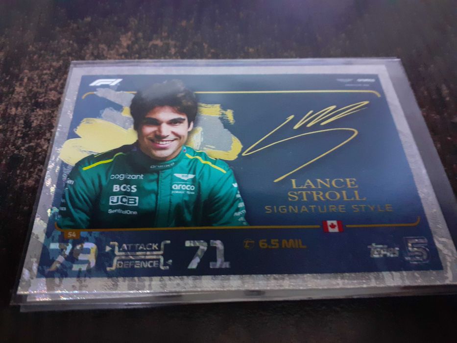 Turbo Attax 2024 Formula 1 signature style Lance Stroll Timisoara • OLX.ro