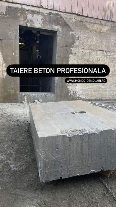 FARA PRAF demolari pereti decupare taiere beton armat carotare gauri ...