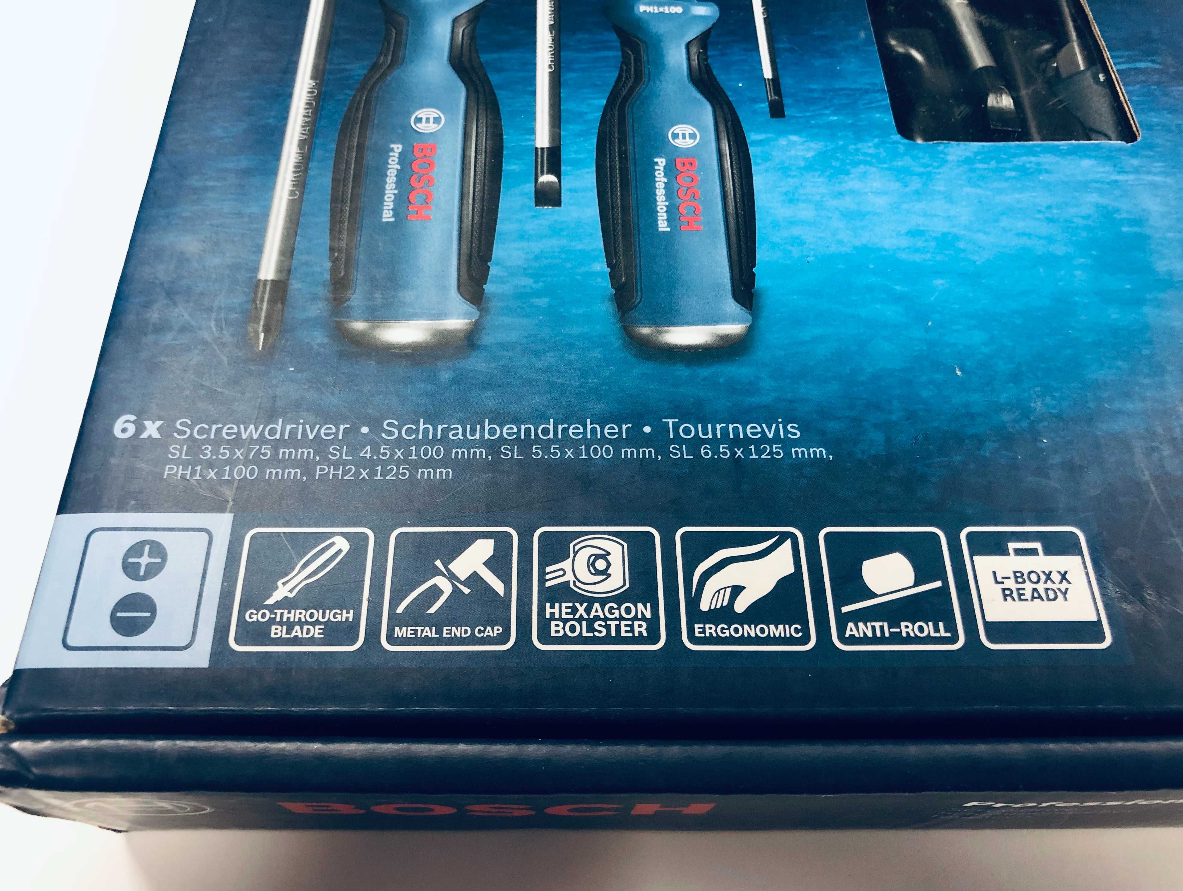 Професионални отвертки 6 бр. Bosch Professional, отвертка, Германия гр ...
