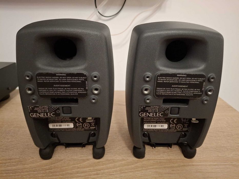 Boxe Monitor Studio Activ Genelec 8010 Pereche ca noi in cutie ...