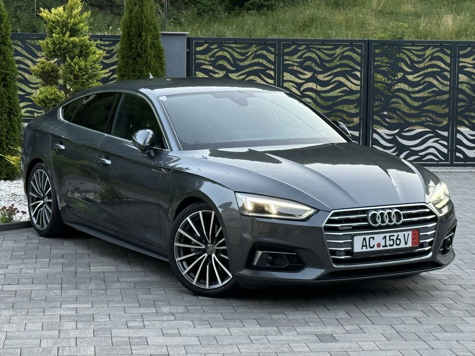 Audi A5 S-Line Plus Quattro Matrix Alcantara Distronic Senzori oglinzi Albac • OLX.ro