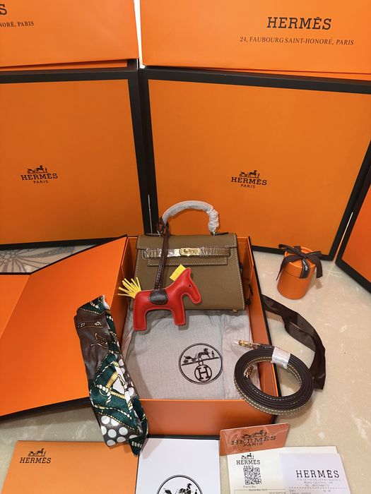 Geanta Hermes Kelly 19cm Maro/Piele naturala 100%/Punga/Cutie Hermes ...