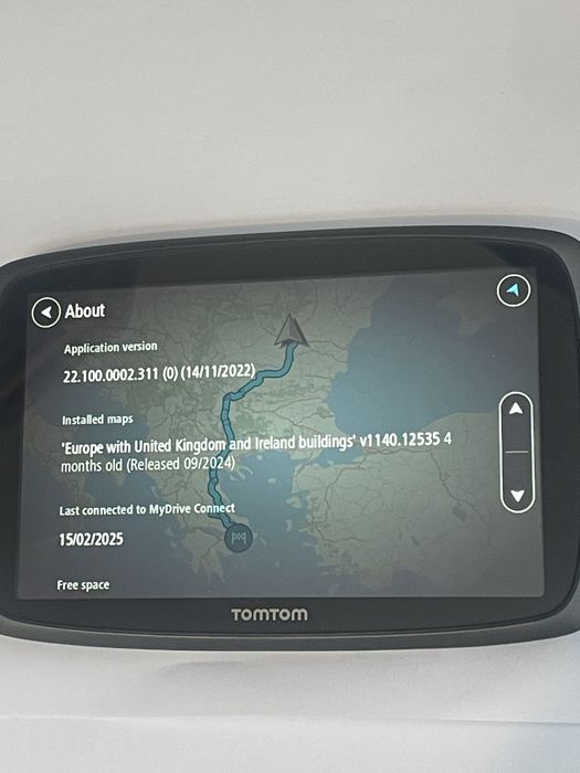 Gps tomtom go6100 full Europa 2025 la zi,Turcia,Albania,World,sim card ...