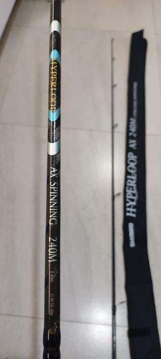 Lansete spining Shimano Hyperloop 2.40(10-30g)si Daiwa Sweepfire 270 ...