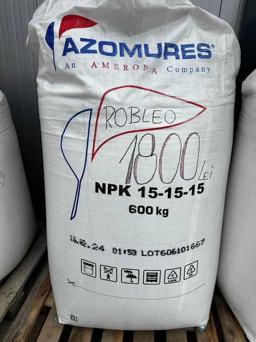 Azotat Azomureș NPK 15-15-15 - Big Bag 600 Kg Targu Jiu • OLX.ro